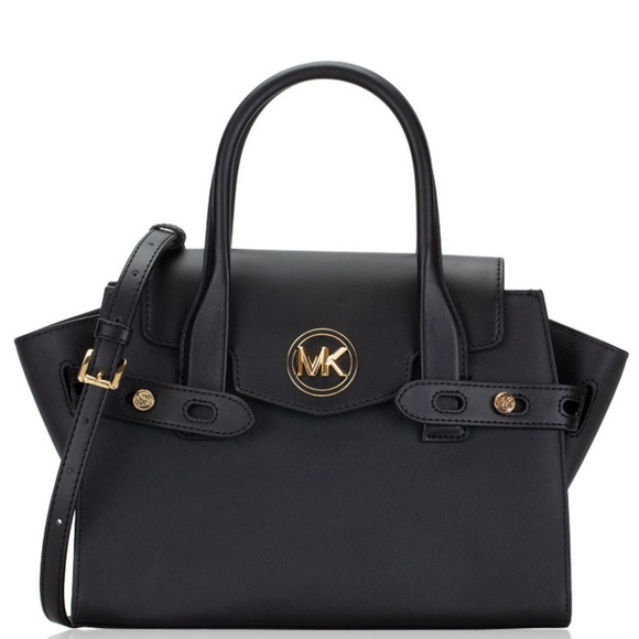 Carmen Medium Faux Leather Belted Satchel